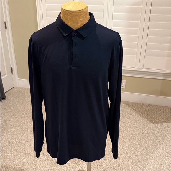 lululemon athletica | Shirts | Lululemon Evolution Long Sleeve Polo Xl ...